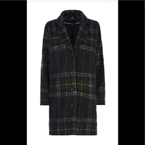 julie brandt | Jackets & Coats | Julie Brandt Coco Wool Plaid Coat ...